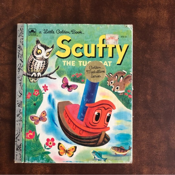 Other | Scuffy The Tugboat Little Golden Book | Poshmark